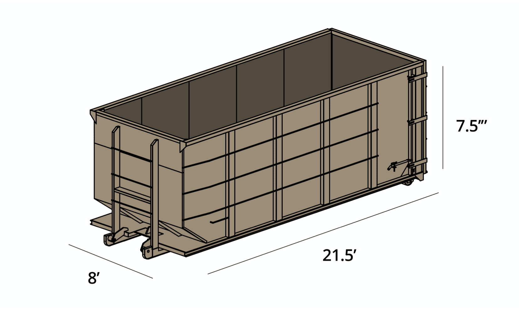 Container Sizes | Greenland Waste Disposal